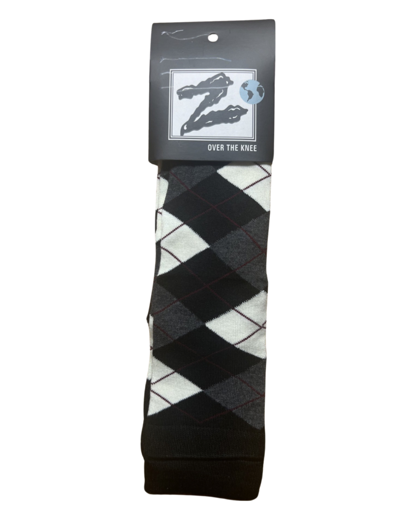Argyle Over The Knee Socks - The Sockman