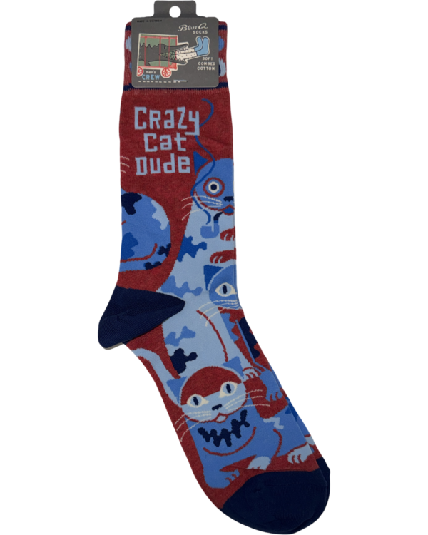Crazy Cat Dude | The Sockman